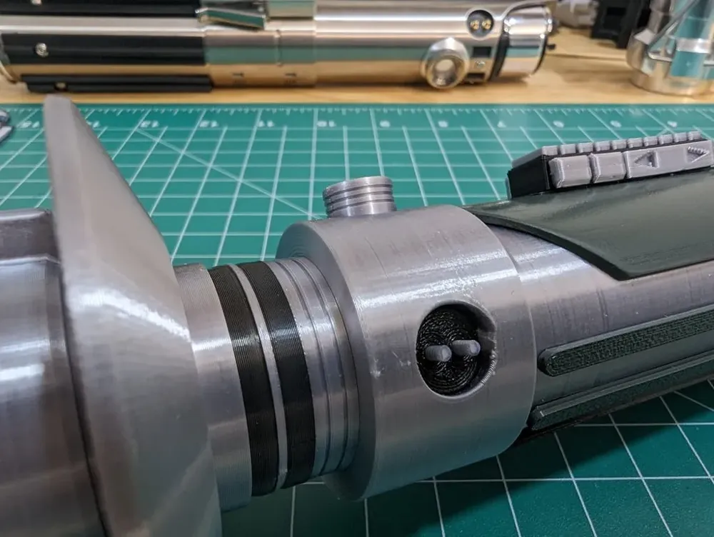 Kanan Jarrus Lightsaber -with quick detach emitter - Free 3D Print ...