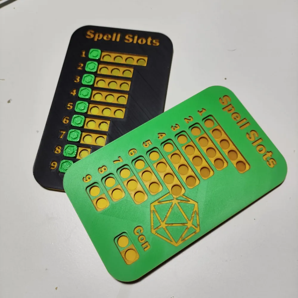 D&D Spell Slots Counter Tracker by Calcetin - MakerWorld