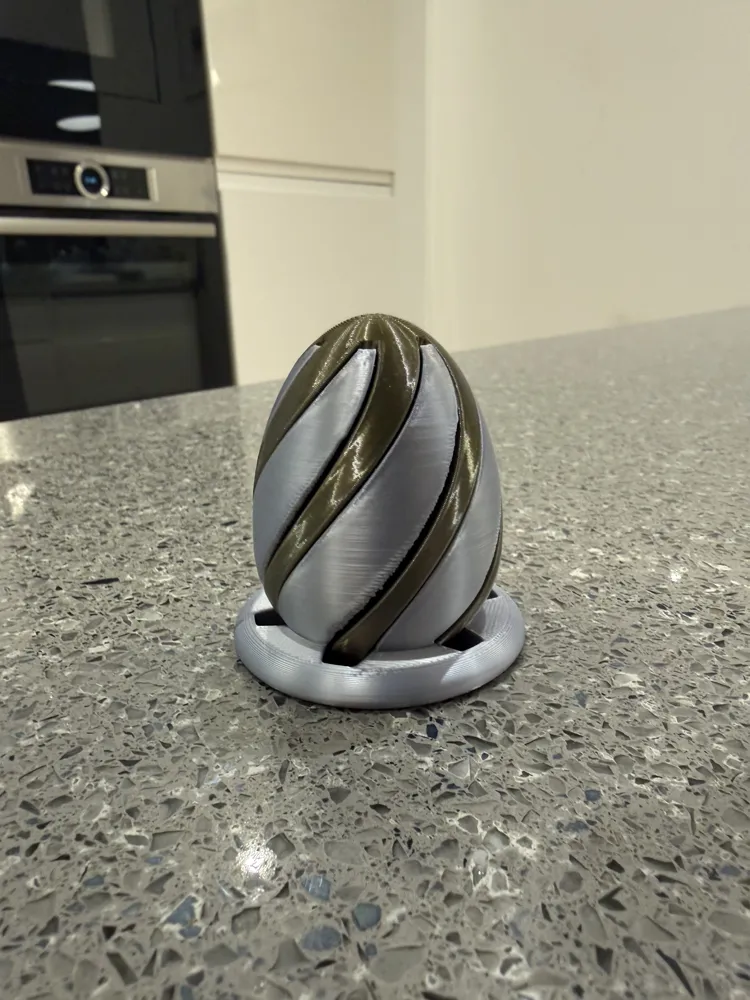 Easter Egg Pass-Through Fidget - Free 3D Print Model - MakerWorld