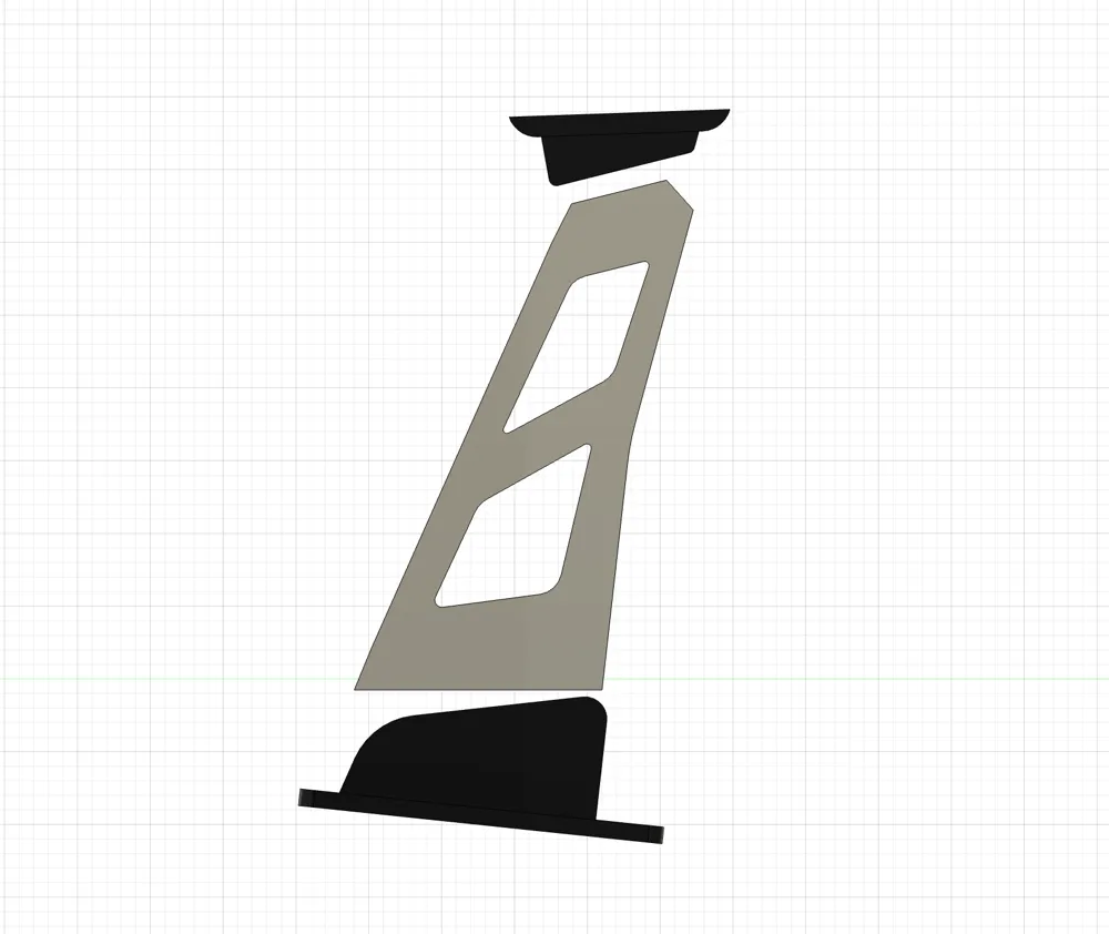 RC Drift Wing - STYLE 3 (Adjustable Base) - Free 3D Print Model ...