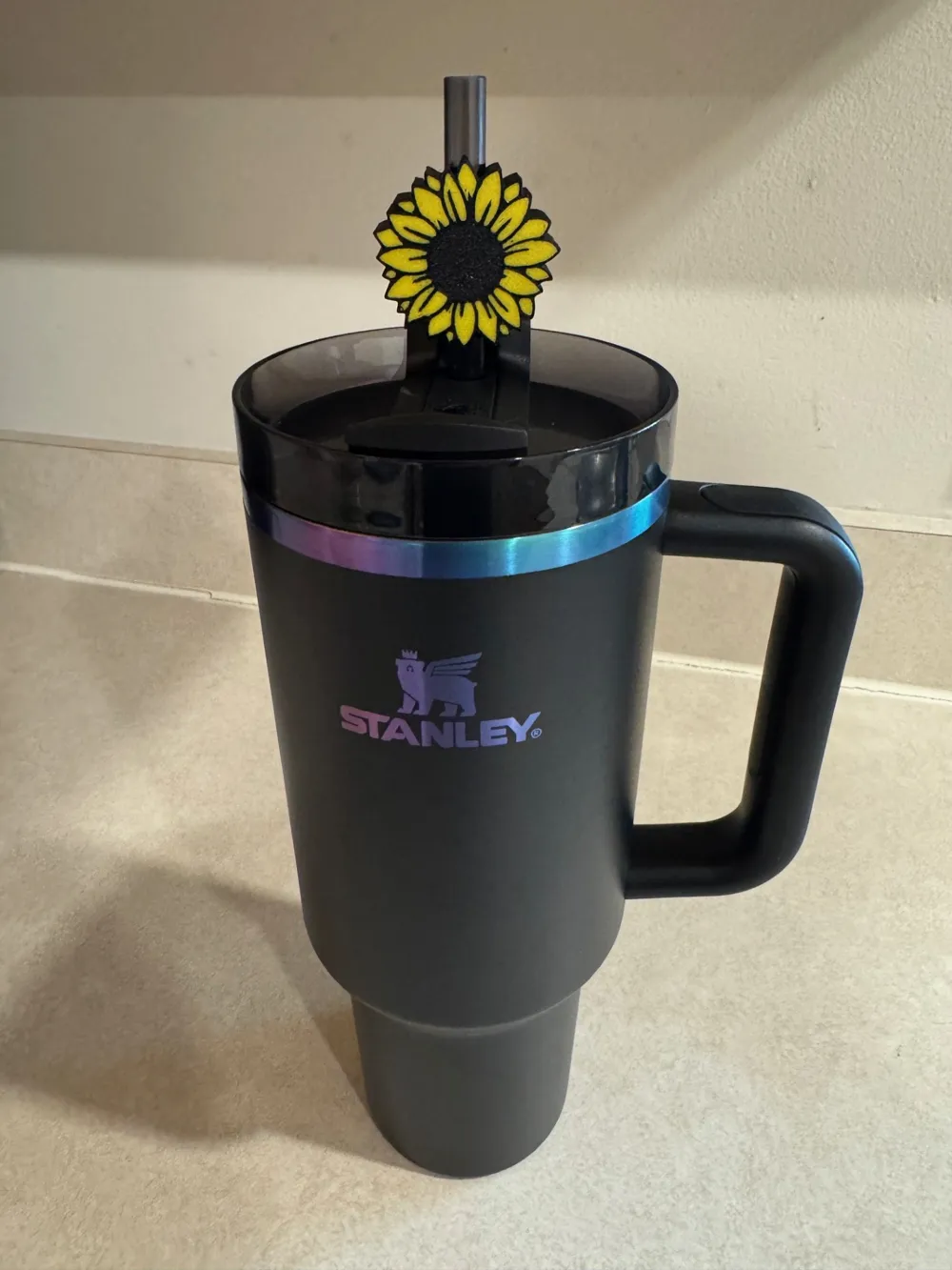 Sunflower Stanley Cup Straw Topper by Carman3D MakerWorld: Download ...