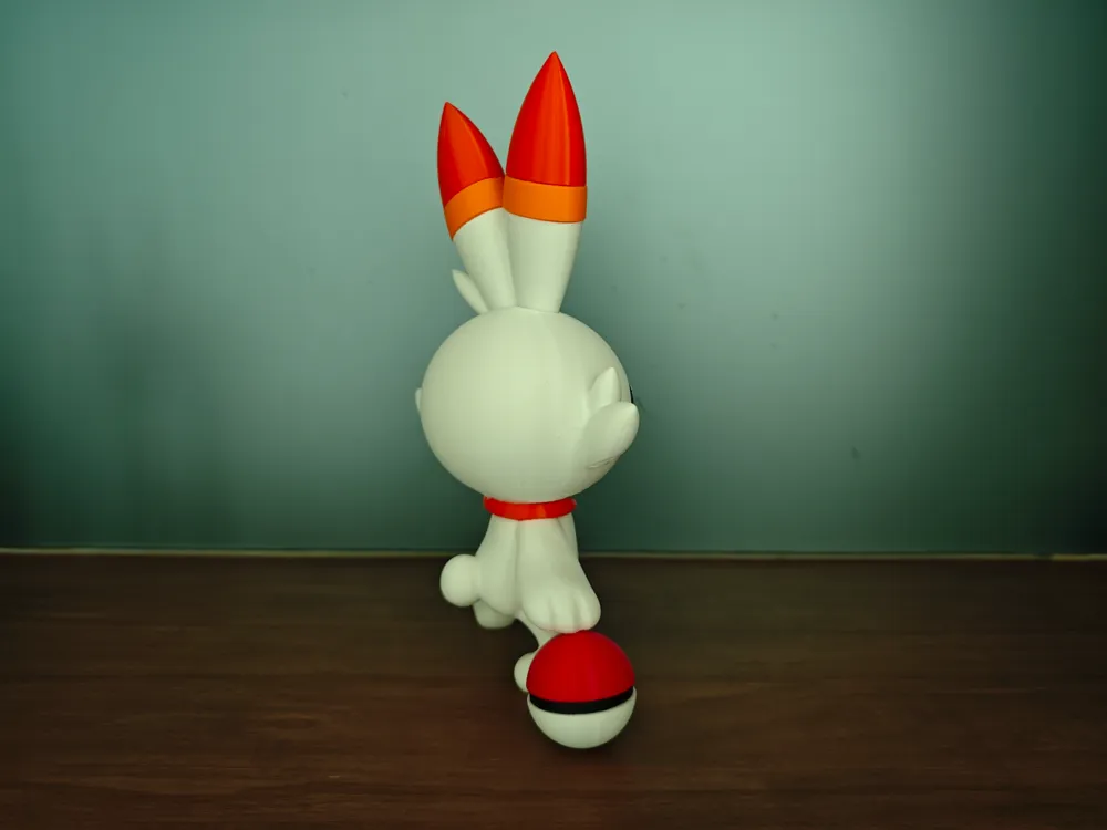 Pokémon—Scorbunny by 手废的黑山羊 MakerWorld: Download Free 3D Models
