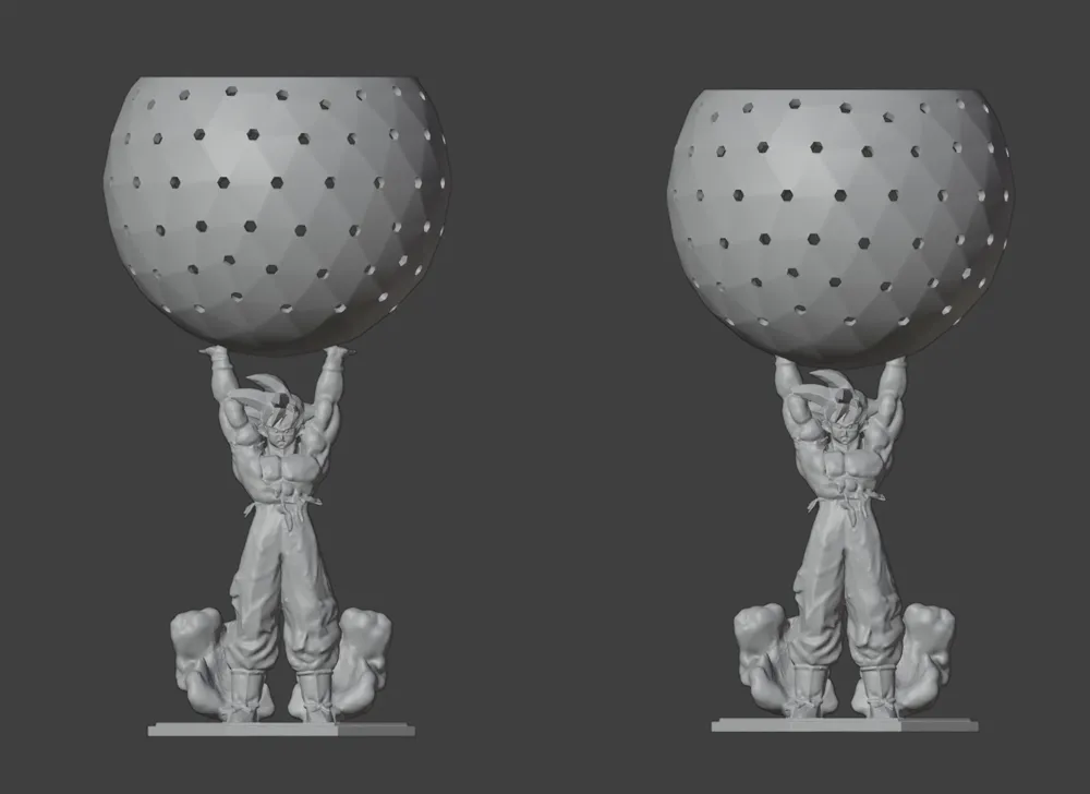 Son Goku Spirit Bomb Candle Holder by Sifusan MakerWorld: Download Free ...