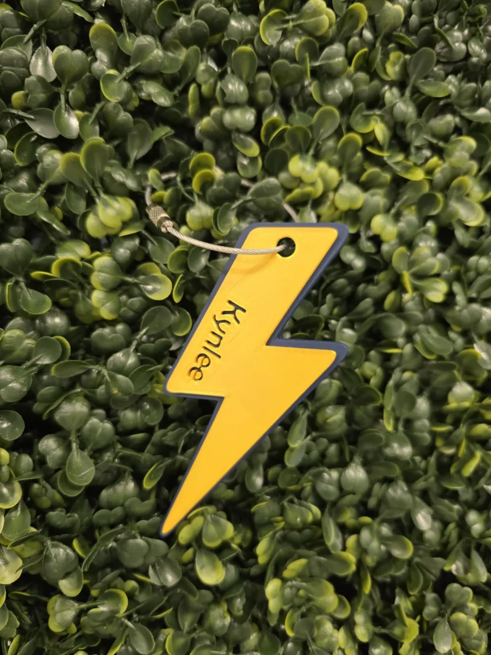 Lightning Bolt Keychain w/name by AverageJoeAg MakerWorld: Download ...