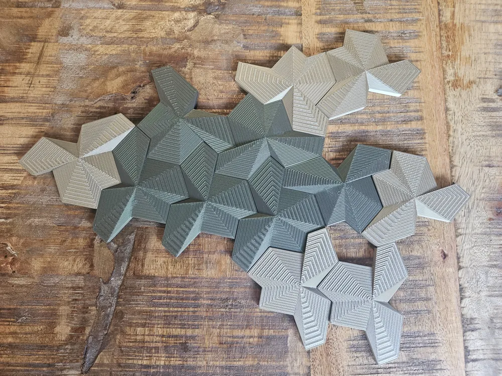 Einstein Tile Puzzle – 3D Printable Brain Teaser by gizmofactory ...