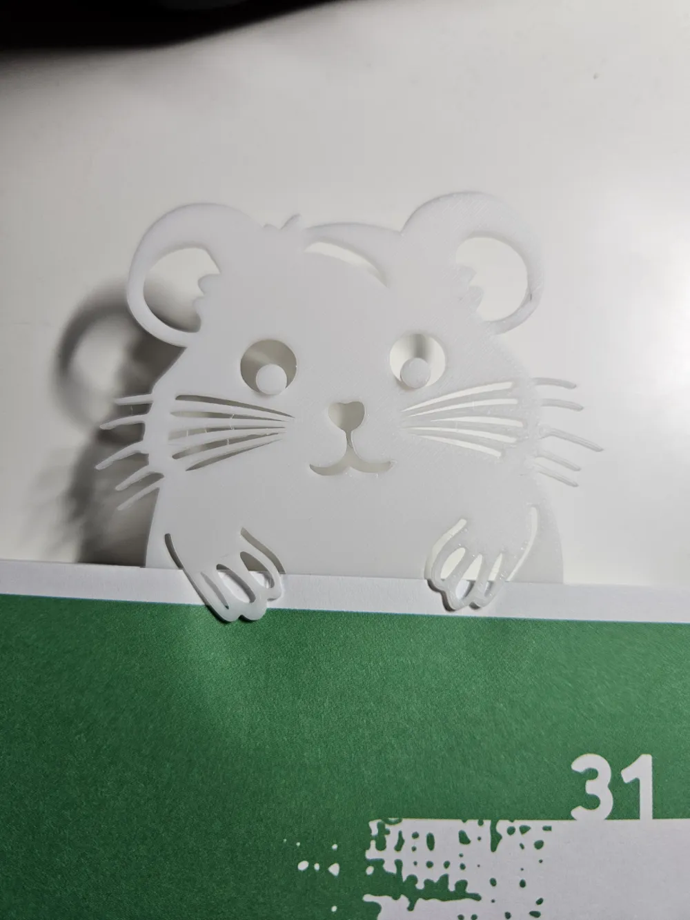 Bookmark Hamster by Obi - MakerWorld