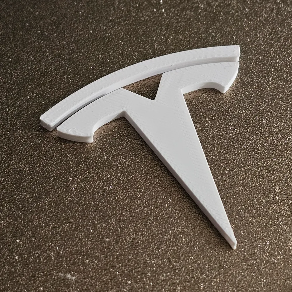 Tesla Emblem Logo - No Text, 3D Printed by Solewave - MakerWorld