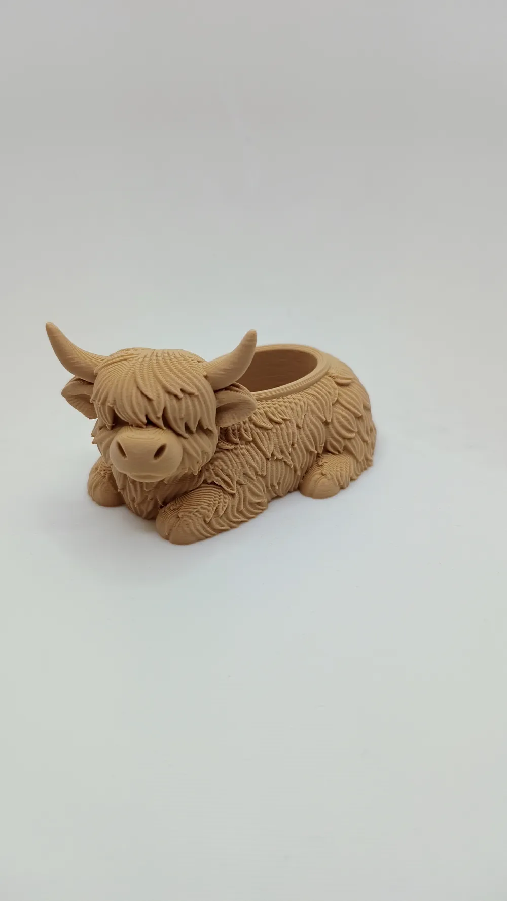 Highland Cow Bowl Sitter Forest Fairy - Free 3D Print Model - MakerWorld