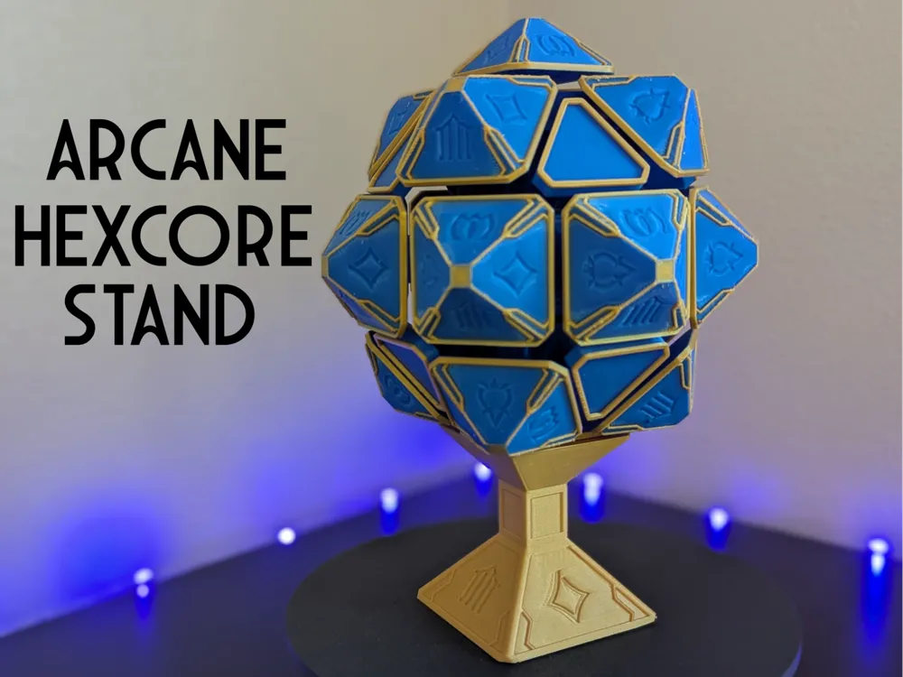 Arcane Hexcore Stand by DZ3D MakerWorld: Download Free 3D Models