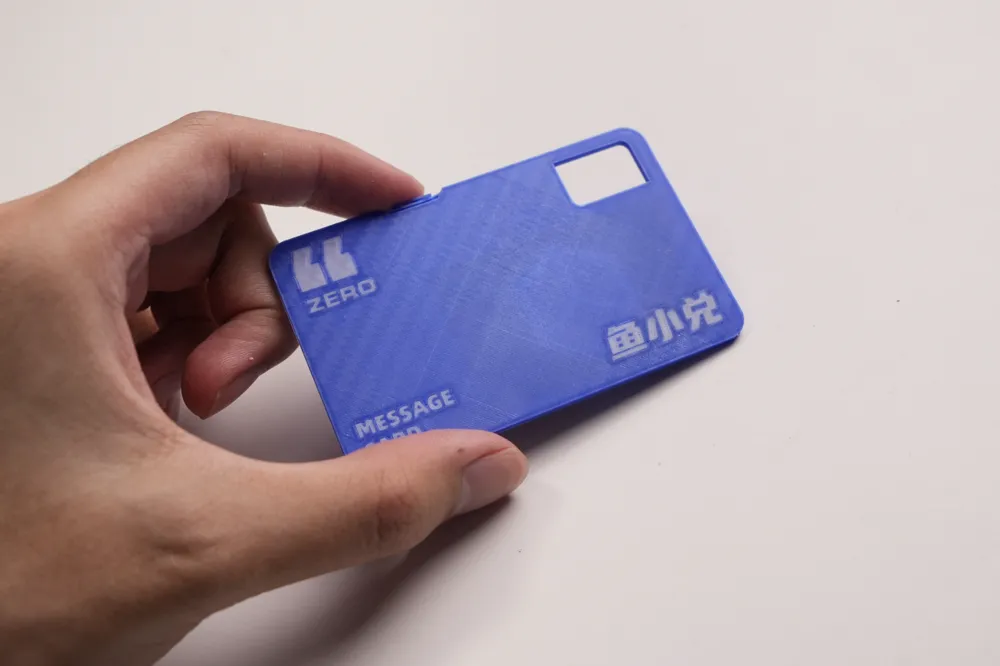 3D Printed Business Card | Customizable Business Card by 鱼小兑 - MakerWorld