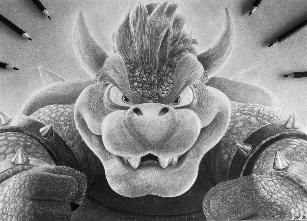 Bowser HueForge by Yvonne&Florian - MakerWorld