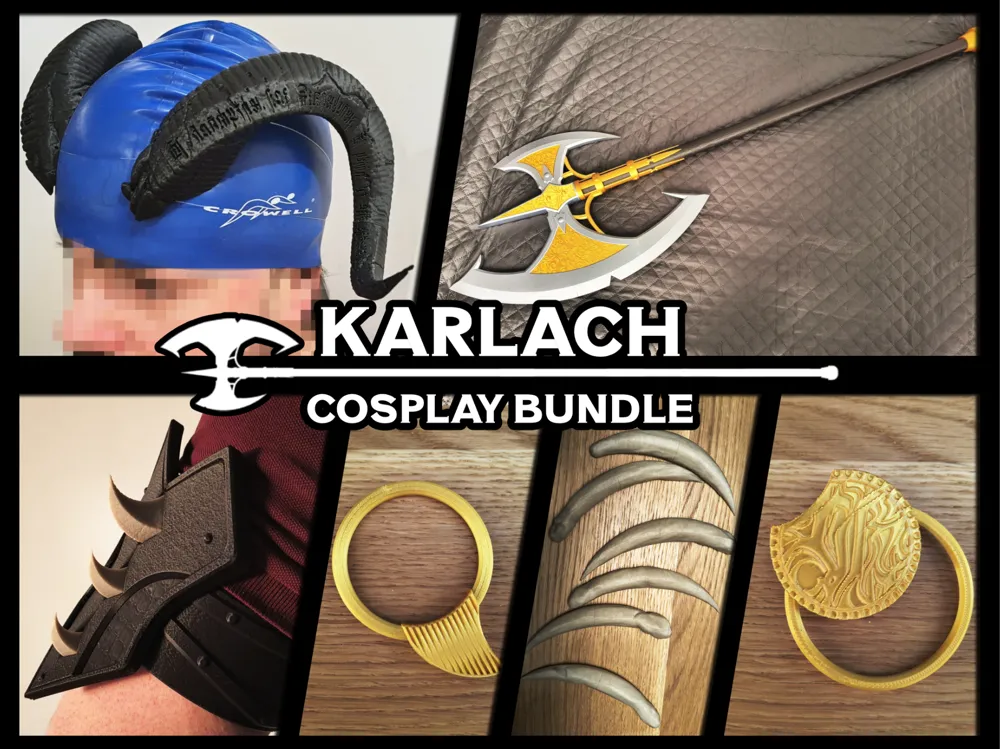 Baldurs Gate 3 Karlach Cosplay Bundle - Free 3D Print Model - MakerWorld
