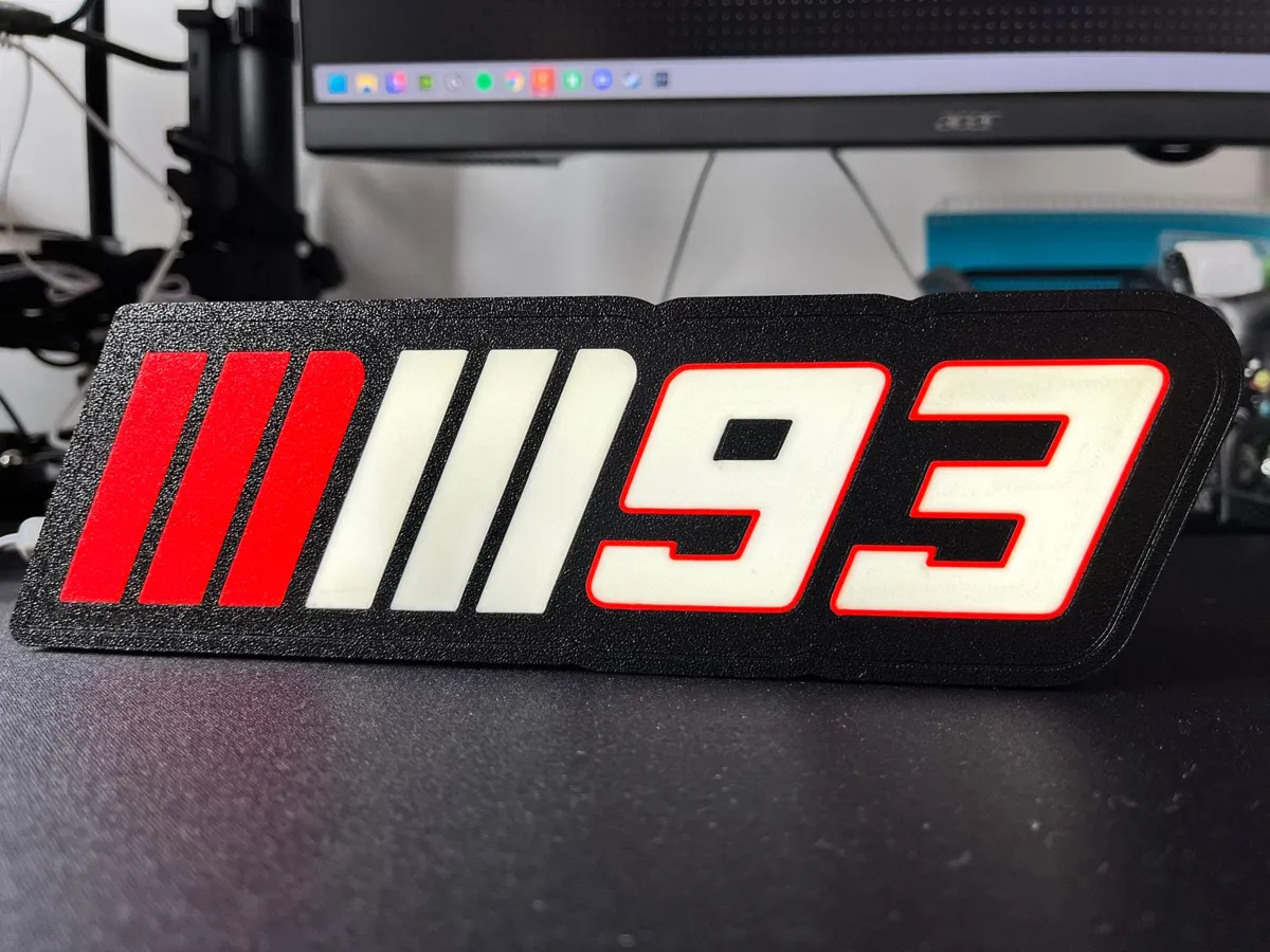 Marc Marquez Leuchtkastenlampe – Kostenloses 3D-Druckmodell – MakerWorld