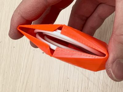 Squeezable Travel Cable Organiser/bag M size - Free 3D Print Model ...