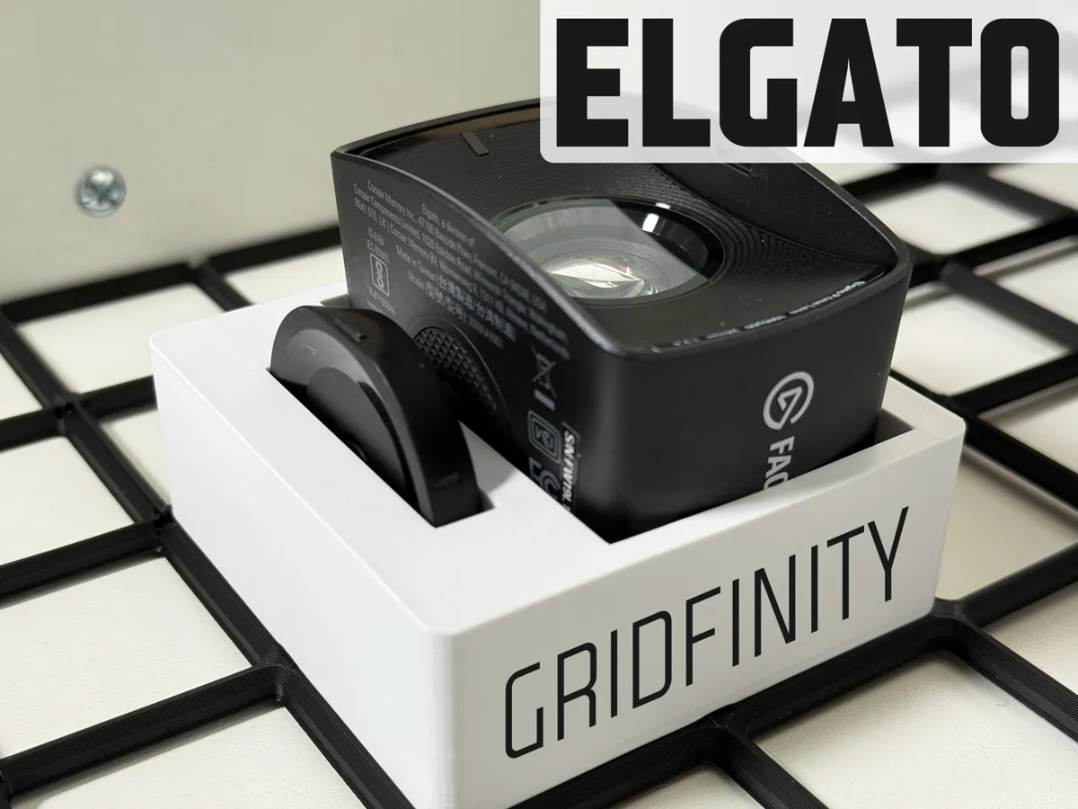 Elgato Facecam Storage | Gridfinity - Free 3D Print Model - MakerWorld