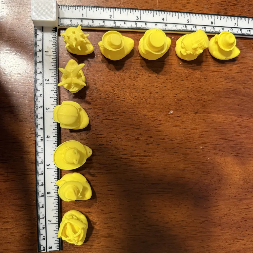 10 Ducks With Silly Hats and Hat Duck Army - Free 3D Print Model ...