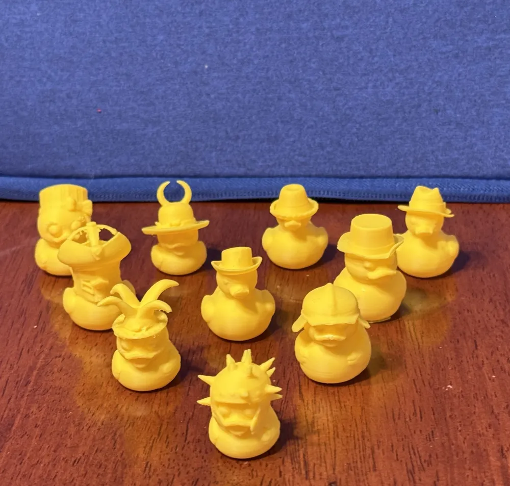 10 Ducks With Silly Hats and Hat Duck Army - Free 3D Print Model ...