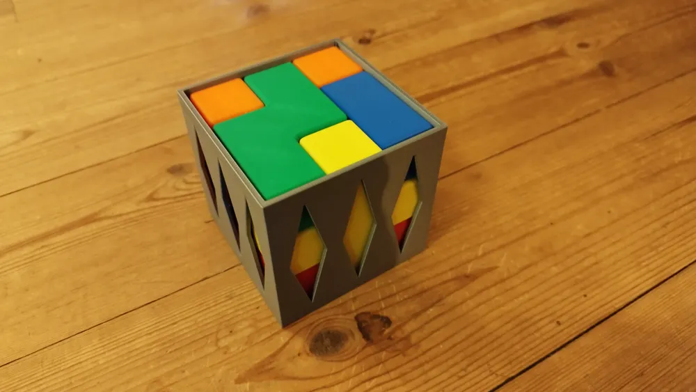 Puzzle Cube 3x3 No 2 by 3D-Rune - MakerWorld