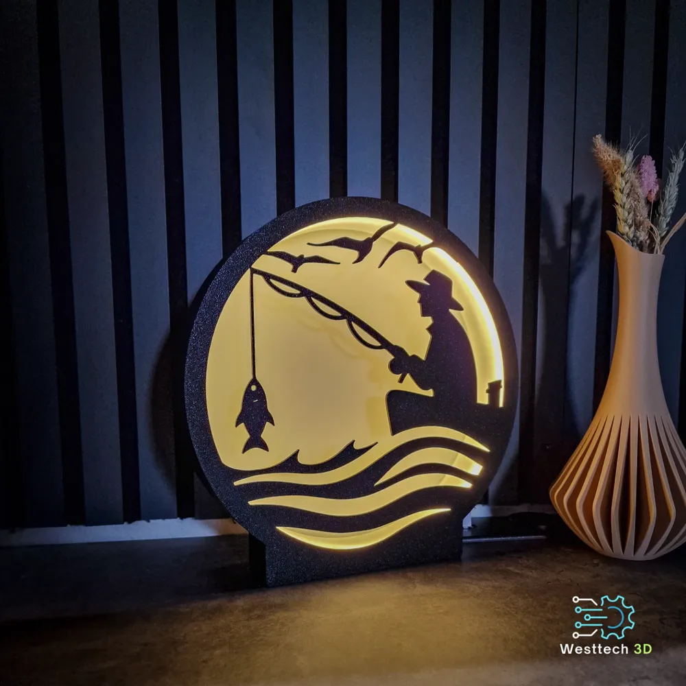 Angler LED Lamp by Edelassi - MakerWorld