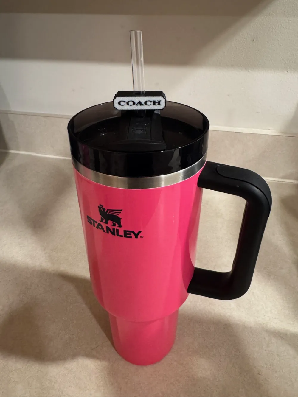 Coach Stanley Cup Straw Topper - Free 3D Print Model - MakerWorld