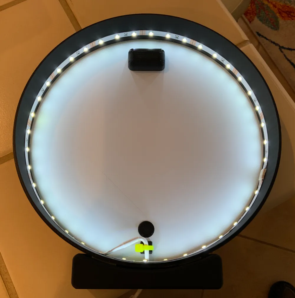RedHat Linux Fedora Logo Round LED Light Box by MZip - MakerWorld