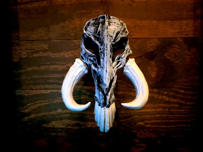 Mythosaur Skull Mandalorian - Free 3D Print Model - MakerWorld