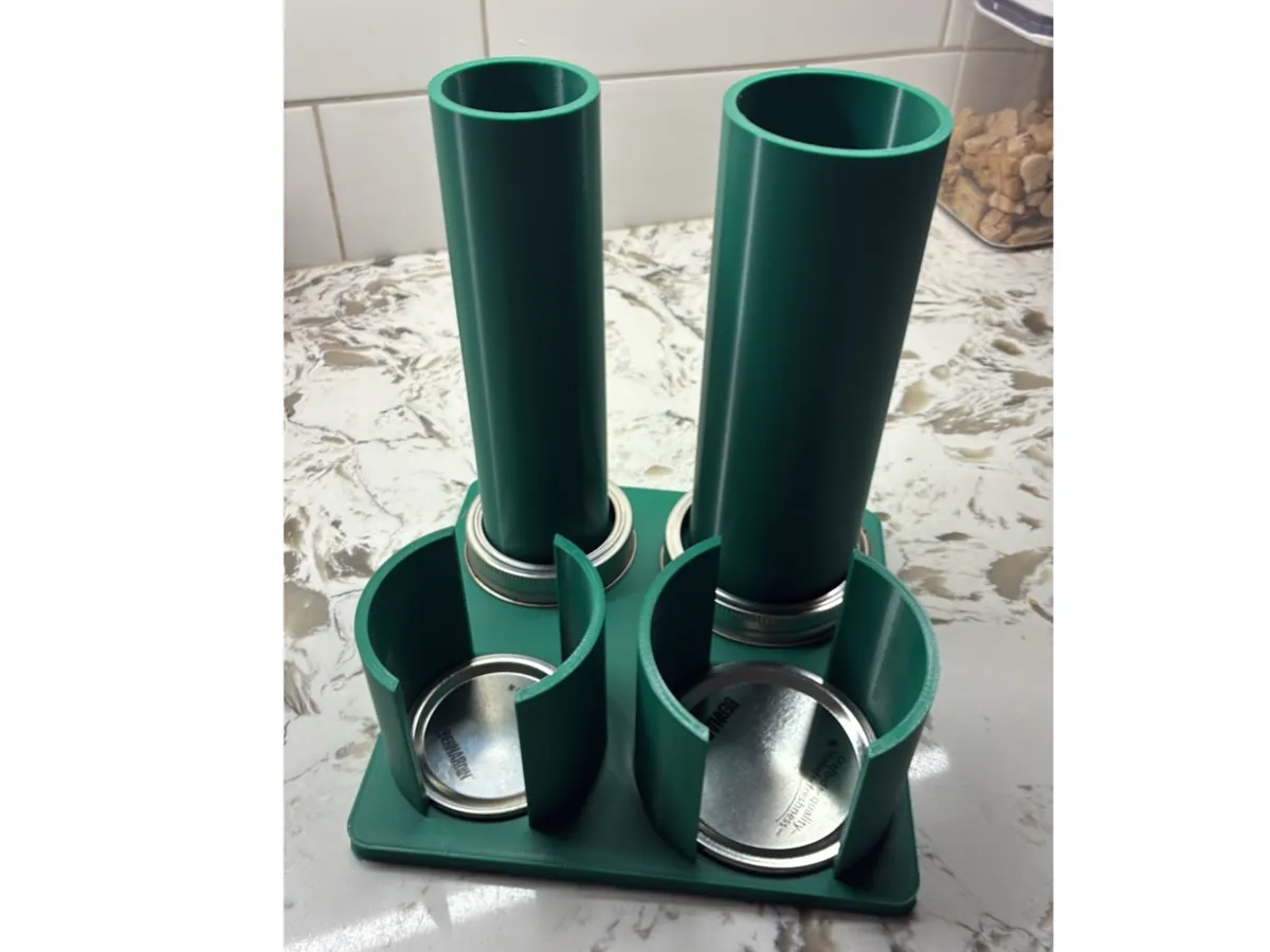 Canning Lid & Ring Storage Organizer - Free 3D Print Model - MakerWorld