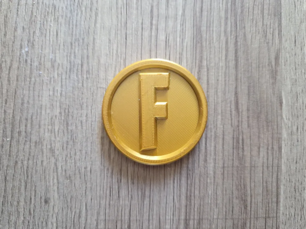Fortnite Gold Coin by southlake333 MakerWorld: Download Free 3D Models