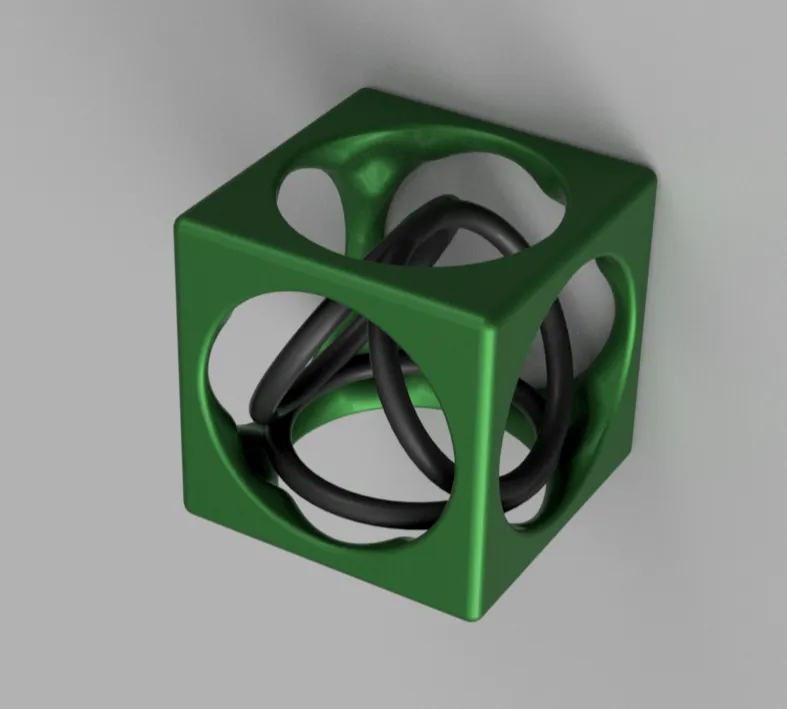 Impossible Cube (Triangle Ring Cube) – Fidget Toy by AllForce - MakerWorld