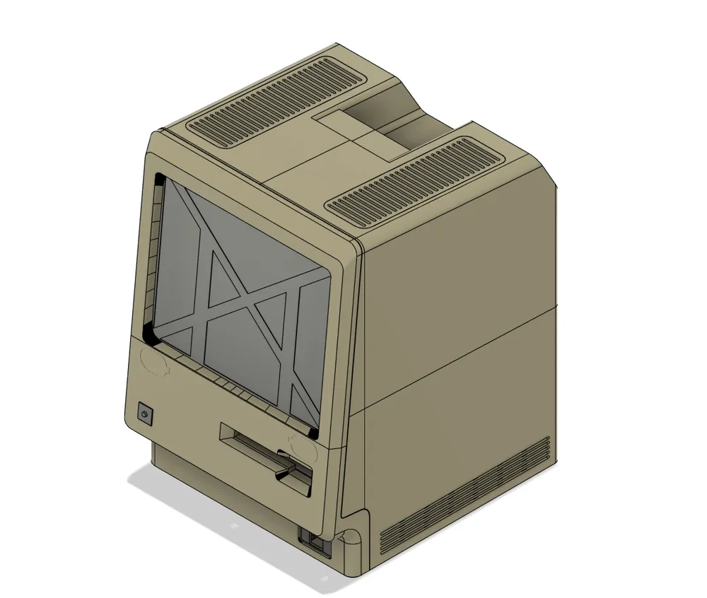Packintosh - Mac 128 mini-ITX PC case - Free 3D Print Model - MakerWorld