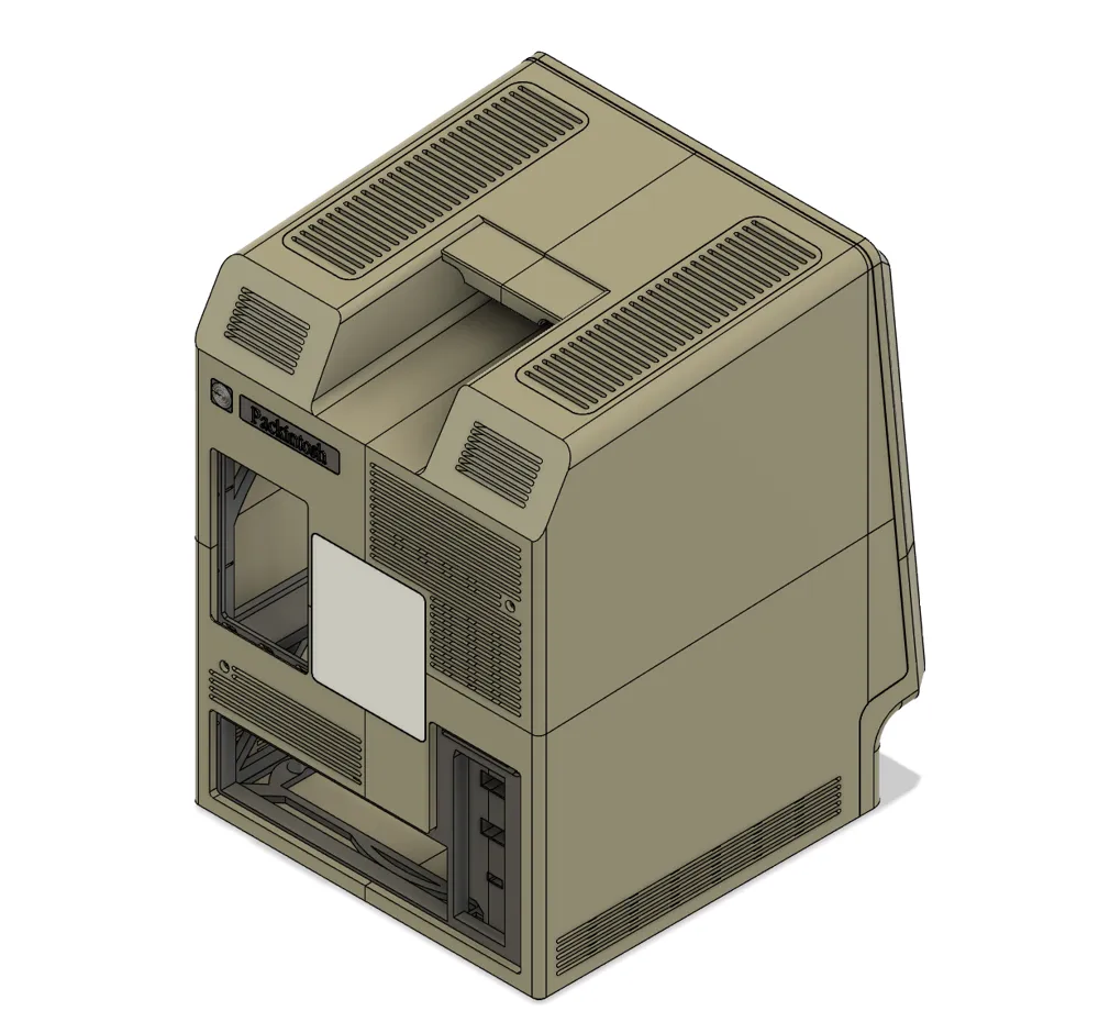 Packintosh - Mac 128 mini-ITX PC case - Free 3D Print Model - MakerWorld