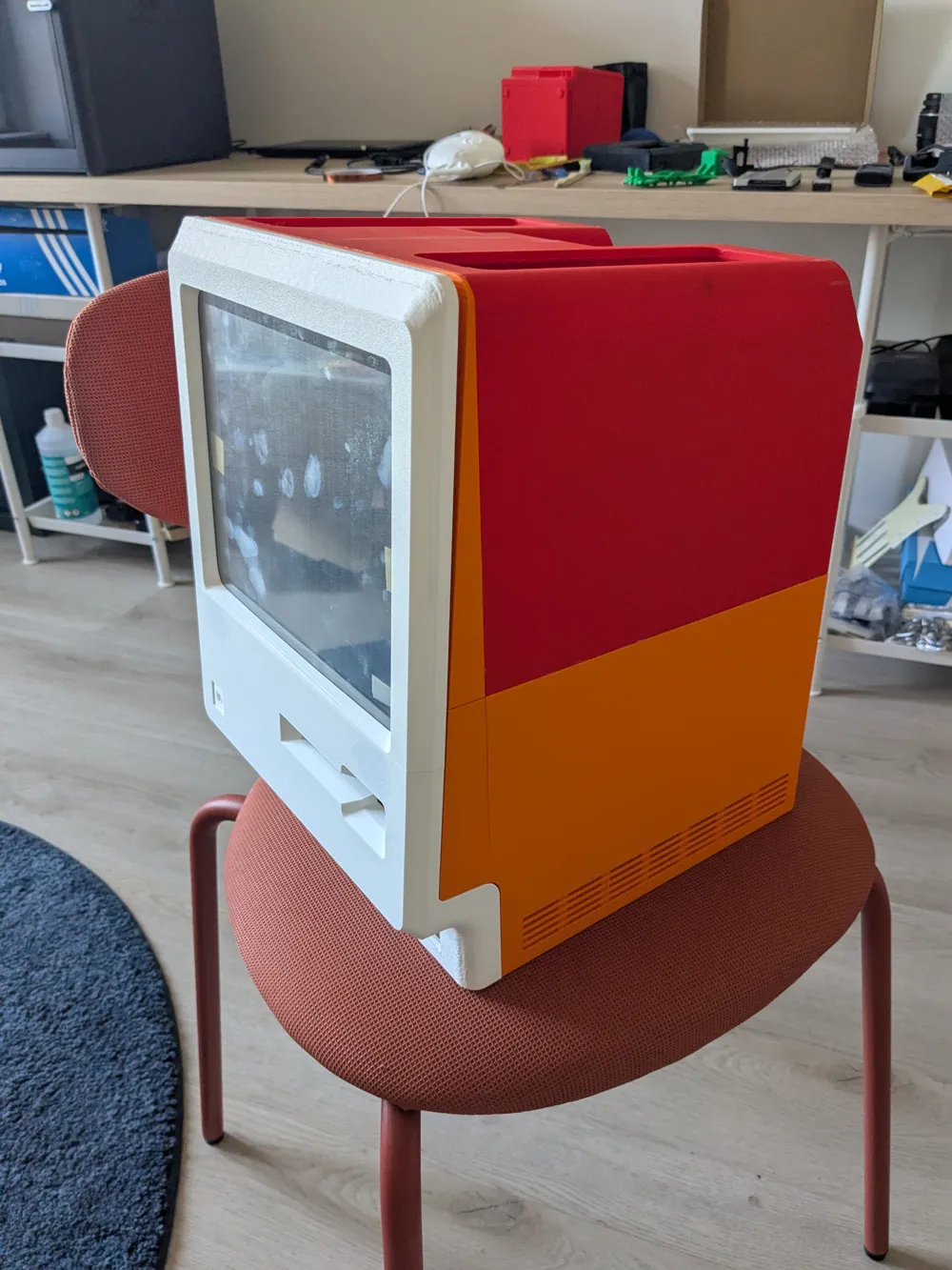 Packintosh——Mac 128 迷你ITX电脑机箱 来自 AlexD MakerWorld：免费下载 3D 模型