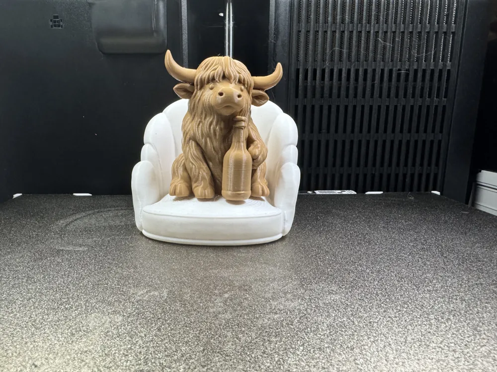 Chilled Highland Cattle - Free 3D Print Model - MakerWorld