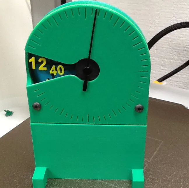 Rotating dial clock stand by Tallness - MakerWorld