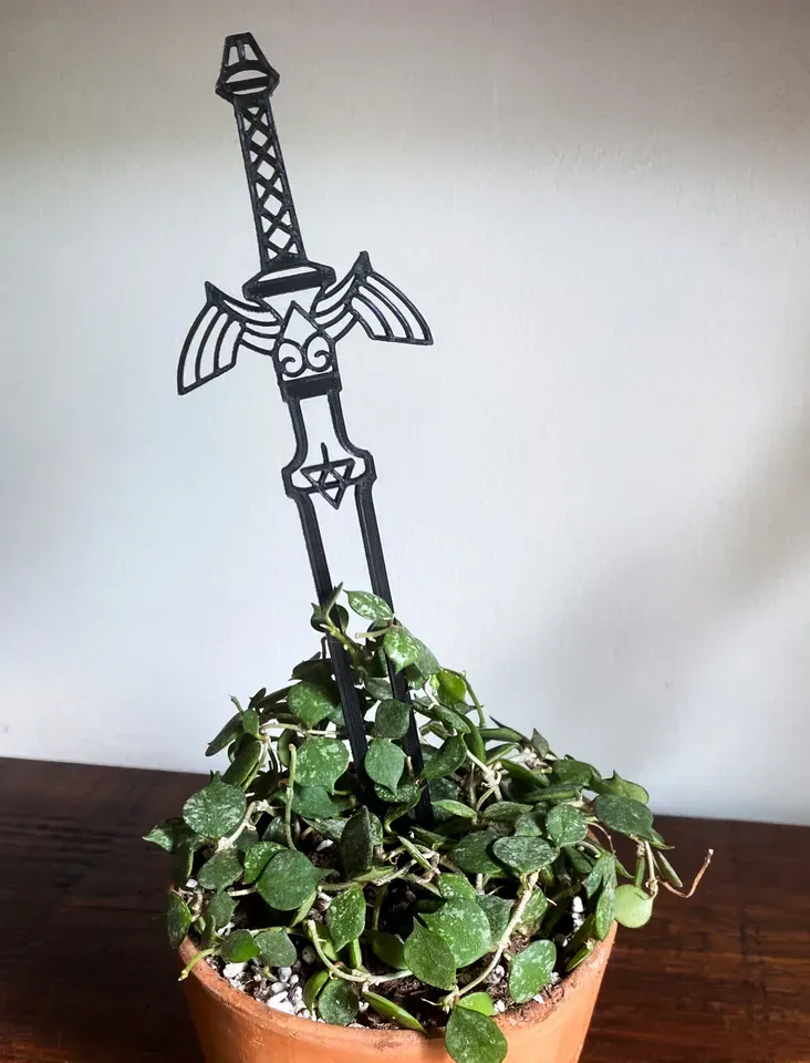 LoZ Master Sword Plant Trellis by acerqua1 - MakerWorld