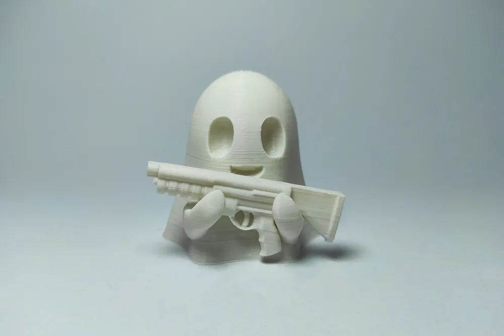 Cute Armed Ghost by PinkyWings MakerWorld: Download Free 3D Models