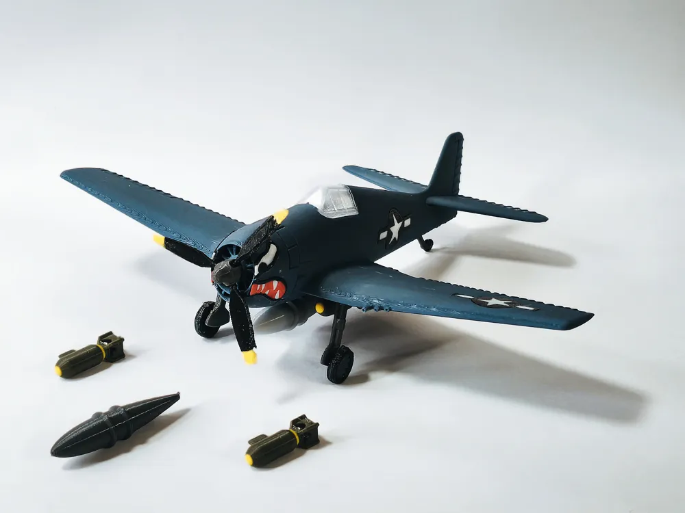 F6F Hellcat - 1:72 scale model by Sharko king MakerWorld: Download Free ...
