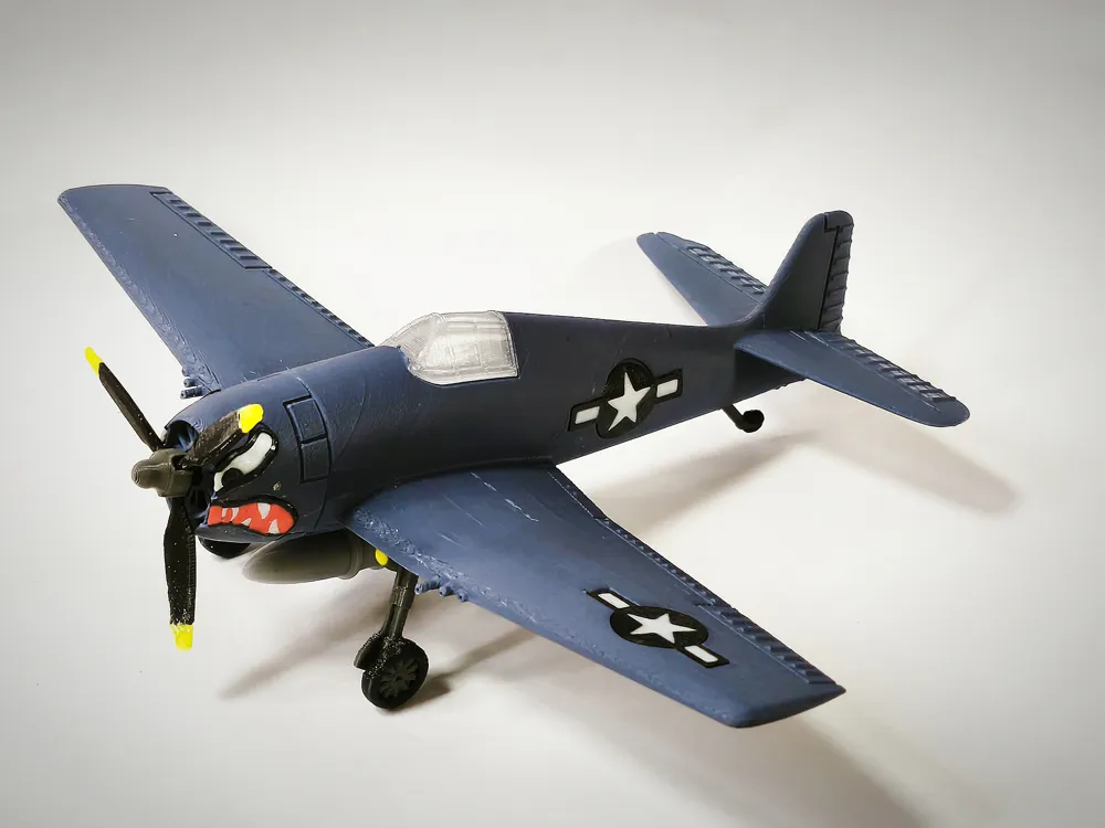 F6F Hellcat - 1:72 scale model by Sharko king MakerWorld: Download Free ...
