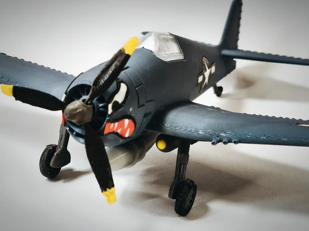 F6F Hellcat - 1:72 scale model by Sharko king MakerWorld: Download Free ...