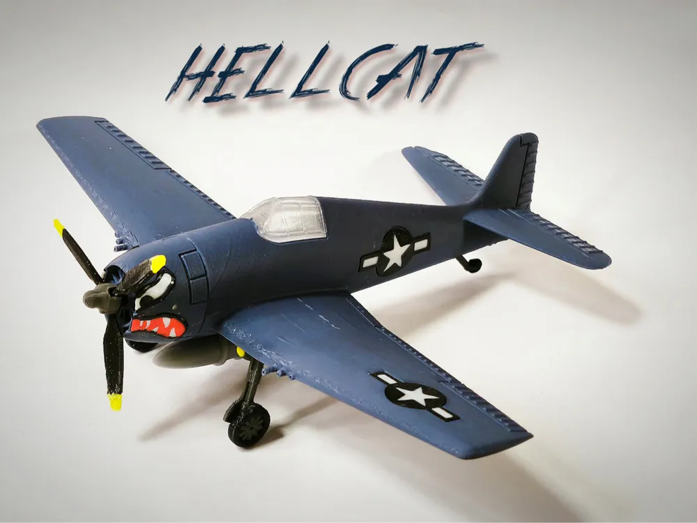 F6F Hellcat - 1:72 scale model by Sharko king MakerWorld: Download Free ...