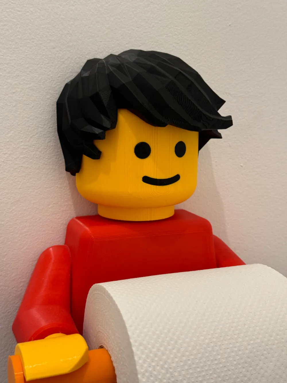 Brick Man Toilet Paper Holder - Hair Remixed by Matt MakerWorld ...