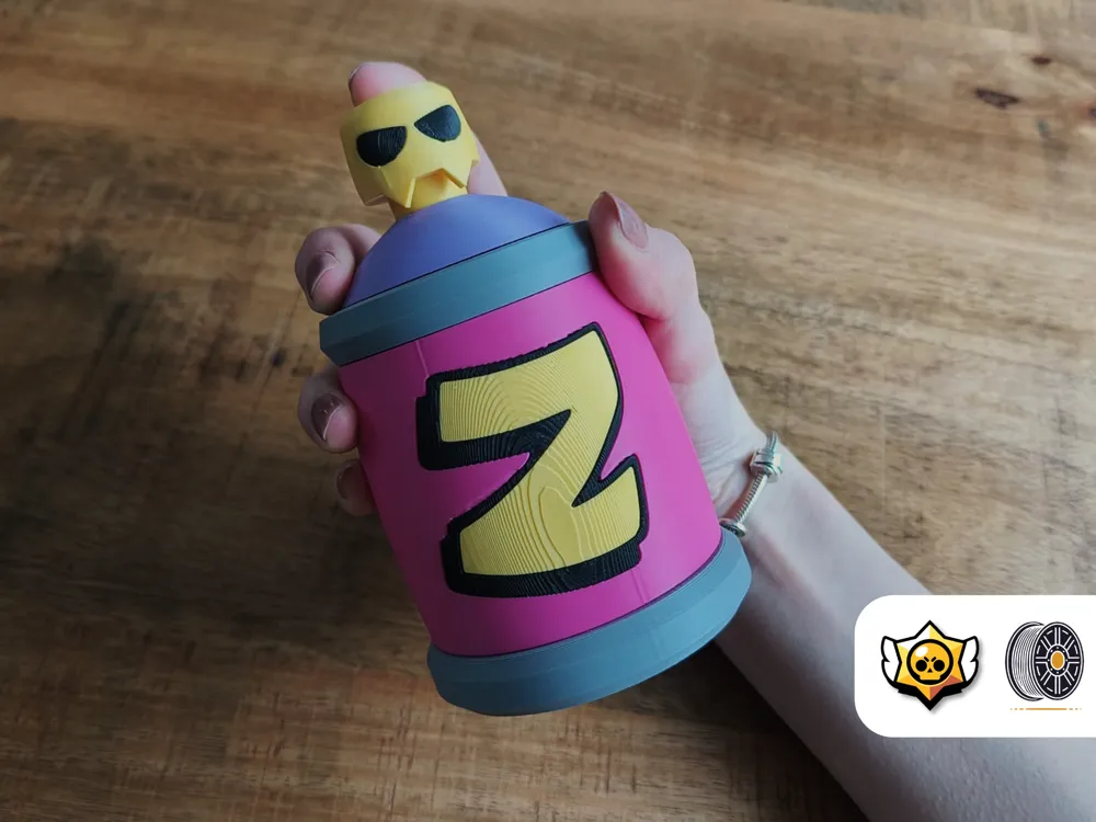 Brawl Stars Display Piece | Emz Graffitti | NO AMS by Mike.stl ...