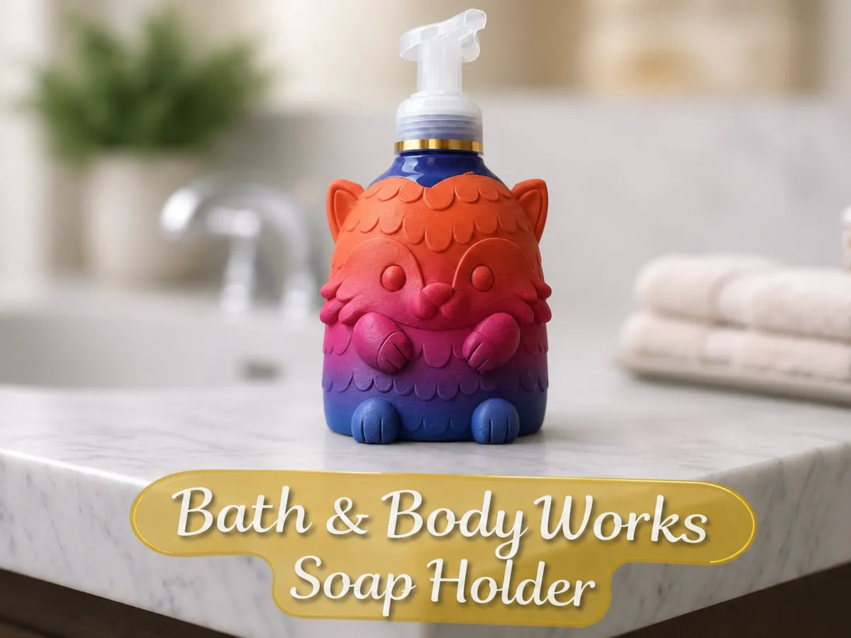 Fox Bath & Body Works Soap Holder SimplePrint - Free 3D Print Model ...