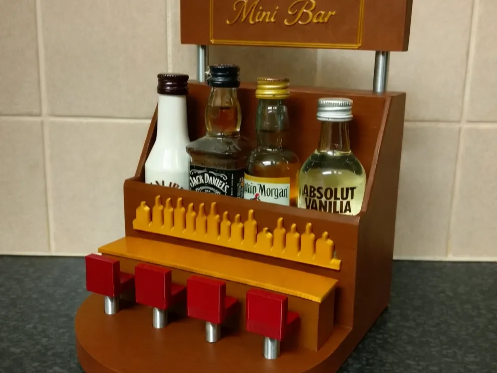 Mini Bar - Free 3D Print Model - MakerWorld