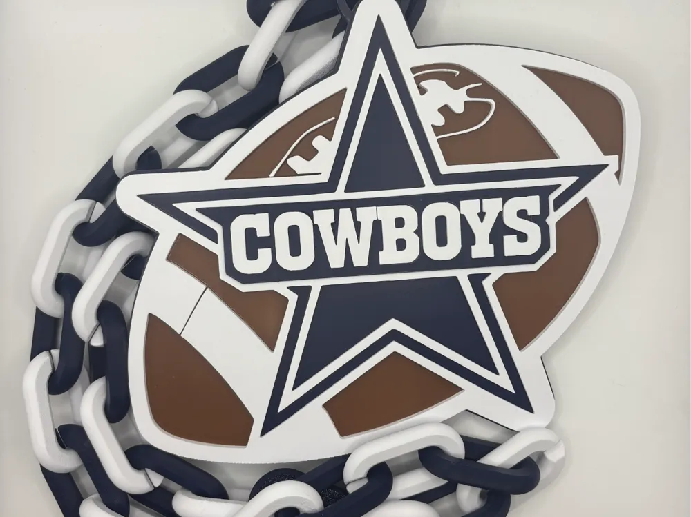 DALLAS COWBOYS HYPE CHAIN - Free 3D Print Model - MakerWorld