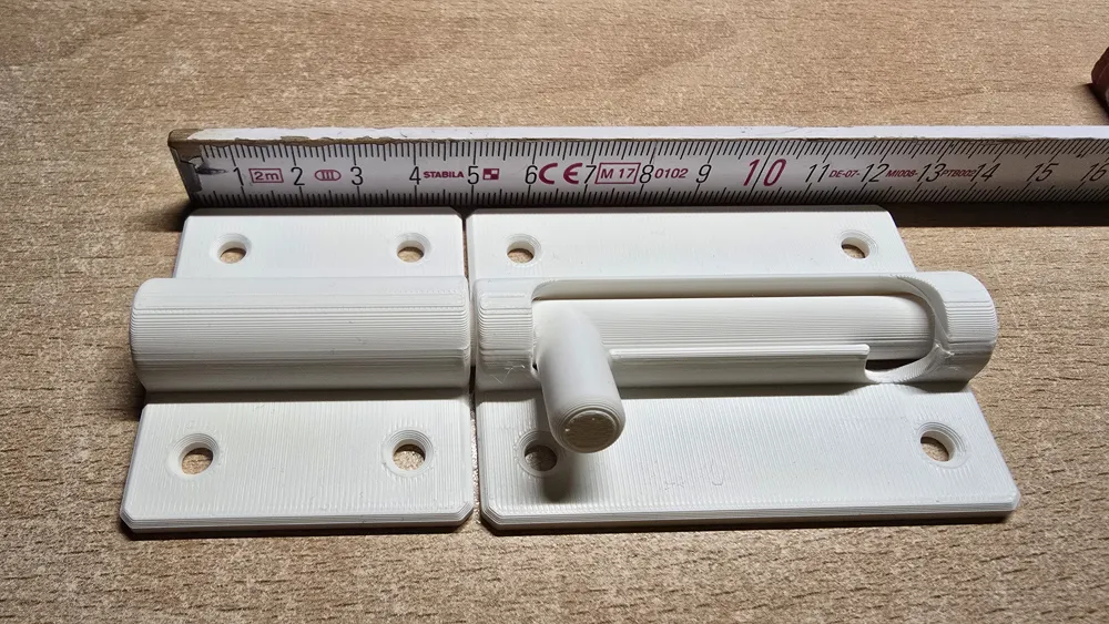 Door Latch with Locking Mechanism - Free 3D Print Model - MakerWorld