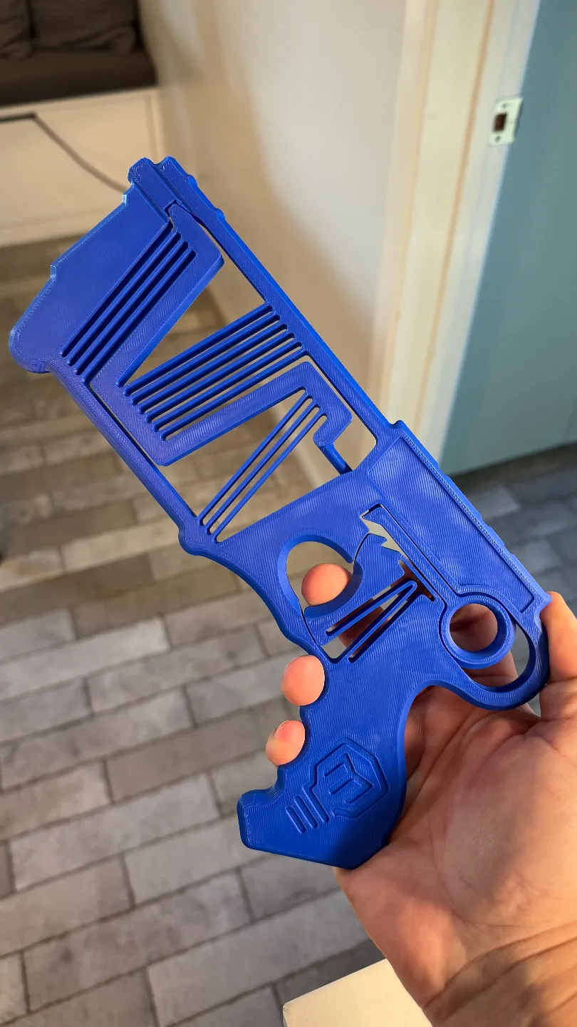 Full Size Nerf Gun from Mark Rober that works! Remixed by jMac029 MakerWorld: Download Free 3D ...