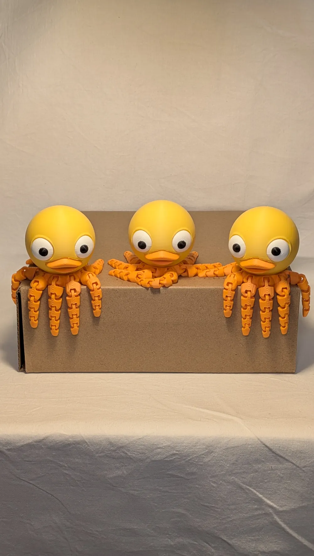 The Rubber Duck Octopus Articulated multiparts - Free 3D Print Model ...