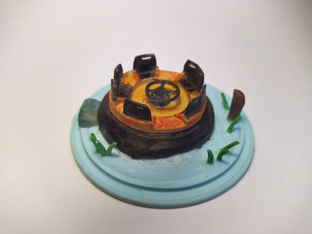 River rapids/raft ride themepark diorama/Miniature by Arjen MakerWorld ...