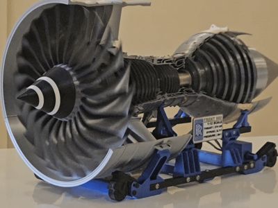 Trent 900 Turbofan Jet Engine Model Remixed by matt2ukai MakerWorld ...